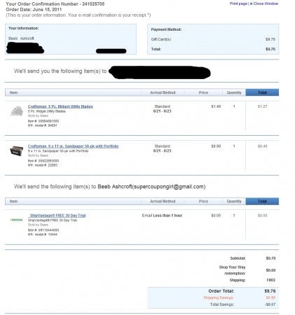 Super Coupon Girl | Gift cards